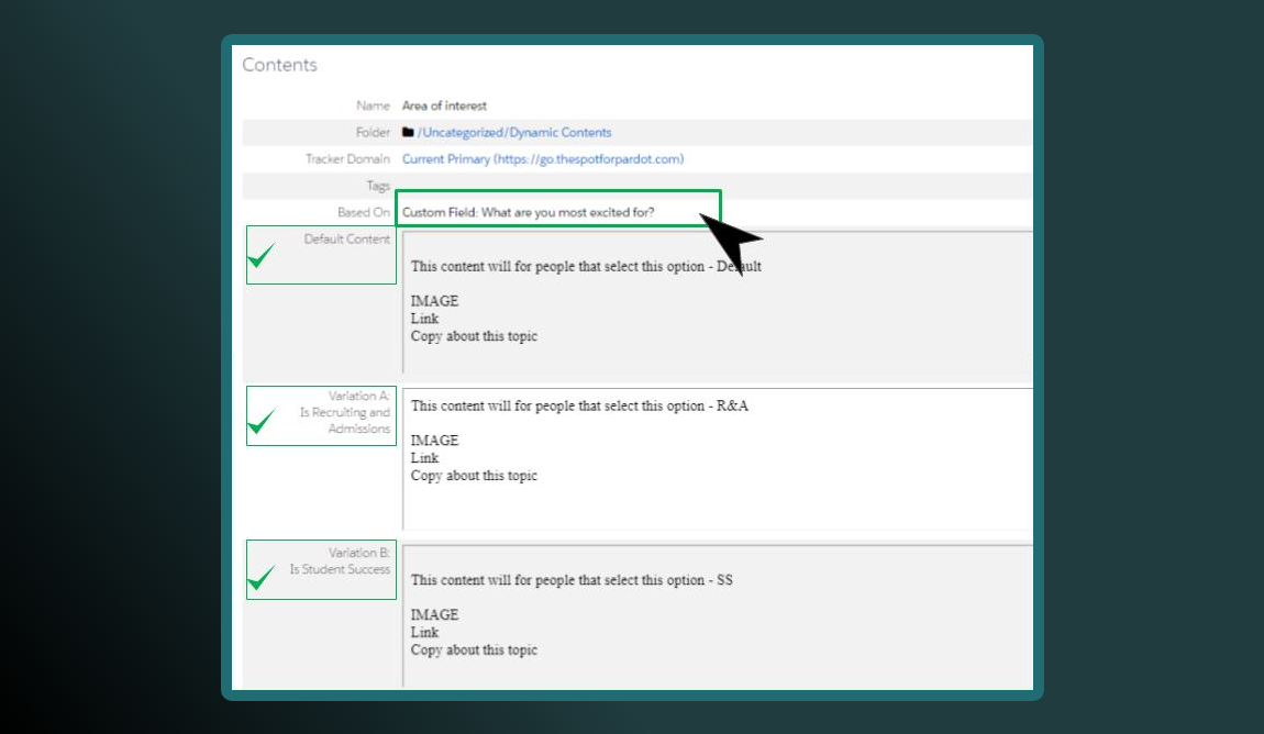Content Personalization: Using Dynamic Content, Pardot HML, and Pardot ...