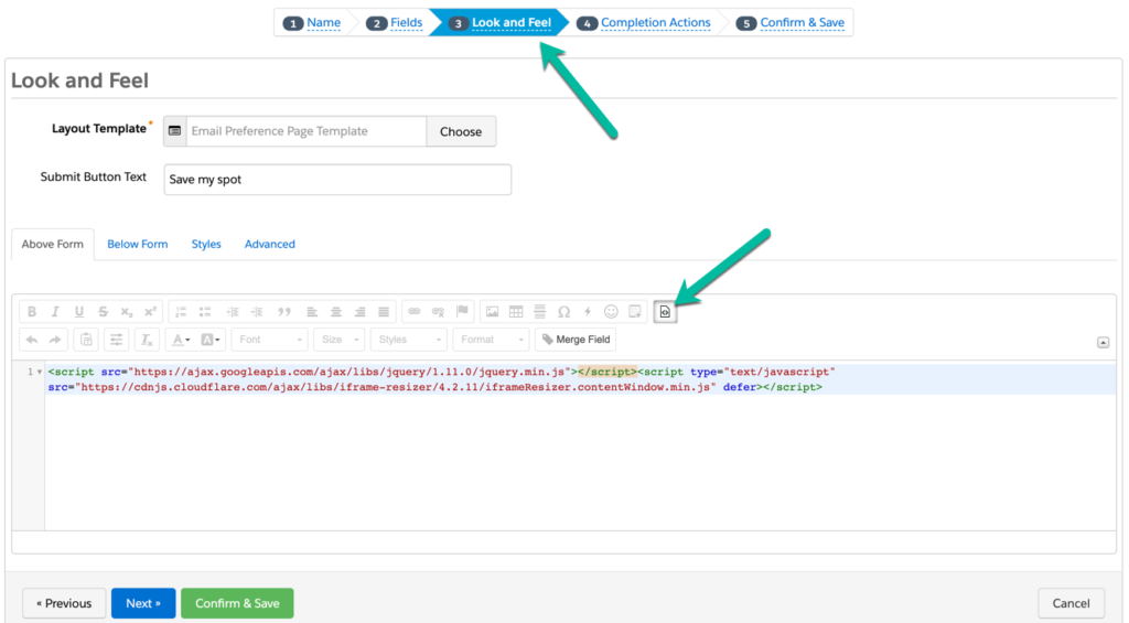 The Right Way To Embed a Pardot Form on a Website | The Spot